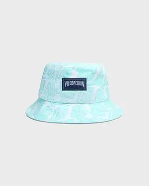 Vilebrequin Linen Bucket Hat - White