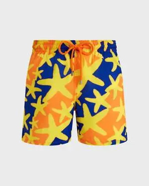 Vilebrequin Mahina Swim Shorts - Orange