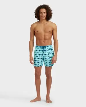 Vilebrequin Embroidered Orcas Swim Shorts - Blue