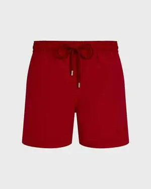 Vilebrequin Water-reactive Ronde Des Tortues Moorea Swim Shorts - Red