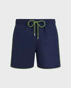 Vilebrequin Linen Swim Shorts - Blue