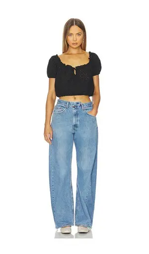 Tularosa Arlowe Ruffle Eyelet Top