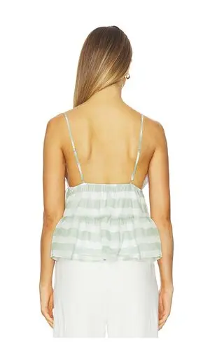 SNDYS Fallen Peplum Top