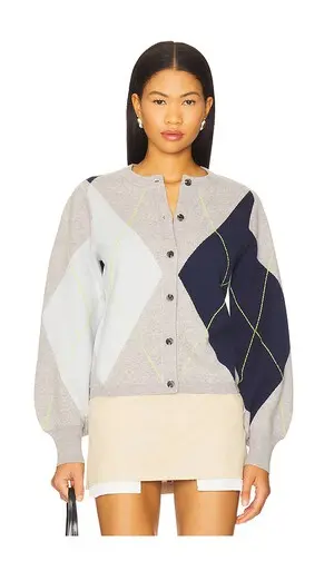 525 America Noelle Argyle Cardigan