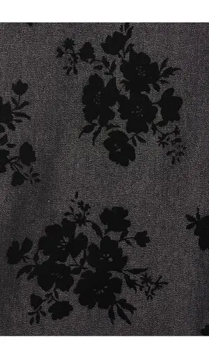 Amanda Uprichard Regency Floral Velvet Dress