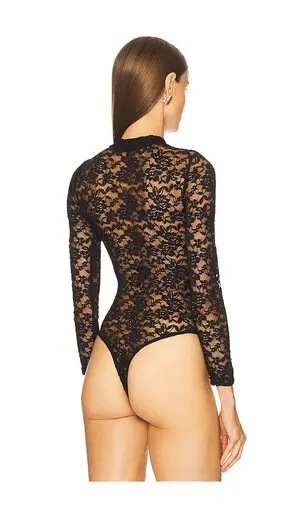 STEMS Lace Mock Neck Bodysuit