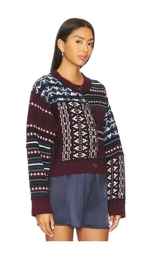 Sea Linea Fair Isle Cardigan - Multi
