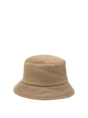 Max Mara Bucket Hat With Reversible Construction - Brown