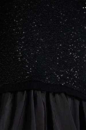 Simkhai Kenz Sequin-embellished Mini Dress - Black