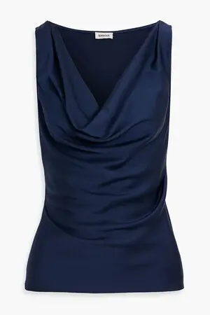 Navy Satin
