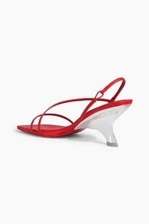 Simkhai Shadow Leather Slingback Sandals