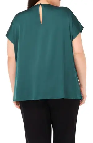 Halogen Sequin Cap-sleeve Top - June Bug