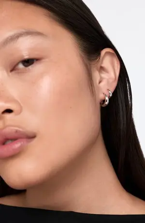 ANA LUISA Nate Teardrop Hoop Earrings