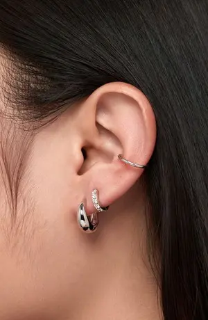 ANA LUISA Nate Teardrop Hoop Earrings
