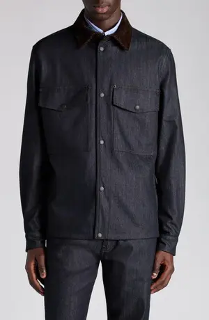 Moncler Denim Shirt Jacket