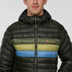 COTOPAXI Fuego Down Hooded Jacket - Woods Stripes