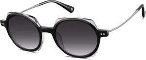 Zenni Geometric Full Rim Sunglasses - Black
