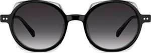 Zenni Geometric Full Rim Sunglasses - Black