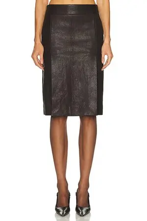 Ferragamo Leather Skirts