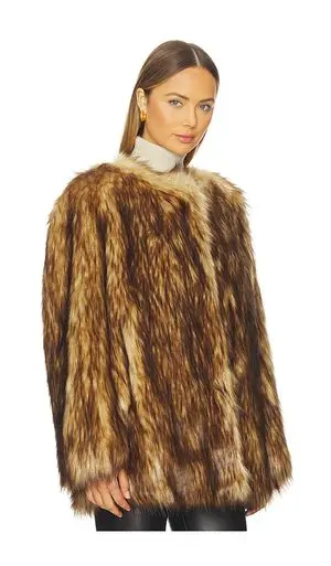 A.L.C. Bria Faux Fur Coat