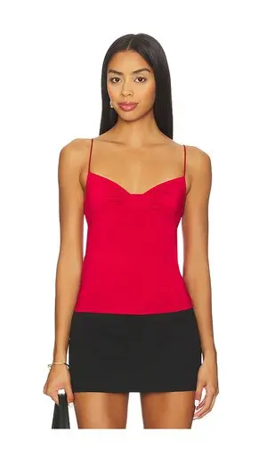 Free People My Way Triangle Cami - Red