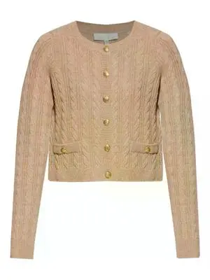LoveShackFancy Cable-knit Button Cardigan