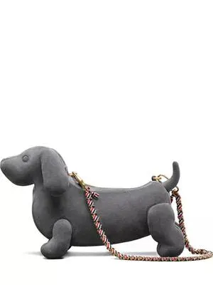 Thom Browne Hector Calf-suede Shoulder Bag