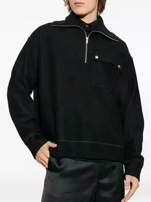 JIL SANDER Felted Sweatshirt