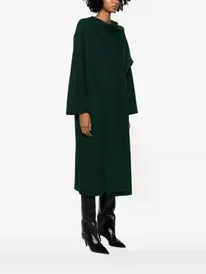 NIU Draped Coat - Green