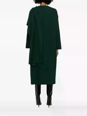 NIU Draped Coat - Green