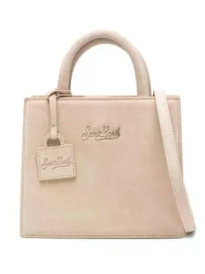 MC2 SAINT BARTH Mini Suede Tote Bag - Neutrals