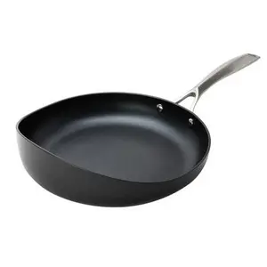 RAD USA Radical Pan Nonstick Frying & Saute Pan Skillet With Stainless Steel Handle - Black