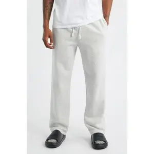 SKIMS Classic Straight Leg Lounge Pants - Light Heather Grey