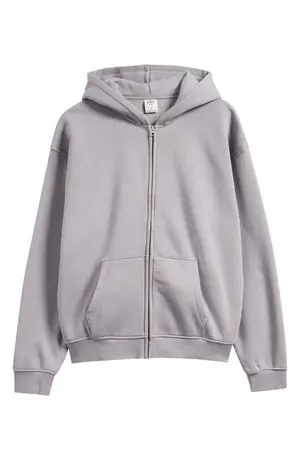 SKIMS Relaxed Zip-up Lounge Hoodie - Shadow