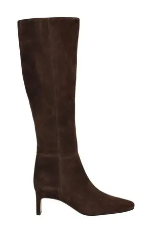 Calvin Klein Caterine Knee High Boots - Brown Suede