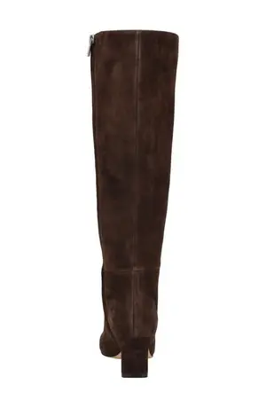 Calvin Klein Caterine Knee High Boots - Brown Suede