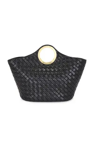 Bottega Veneta Large Picnic Bag - Black & Muse Brass