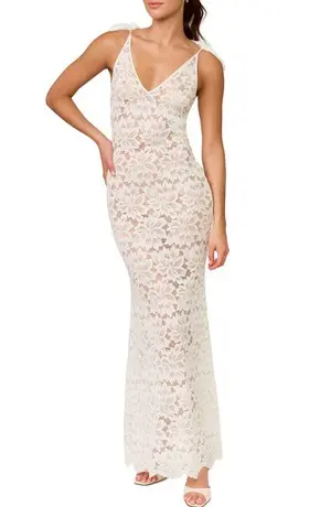Rya Collection Amour Lace Nightgown - Ivory