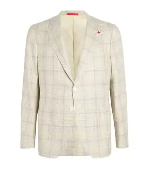 Isaia Wool-silk-linen Capri Blazer
