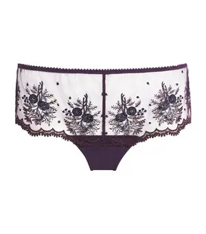 Simone Perele Shorty Intrigue Briefs - Purple