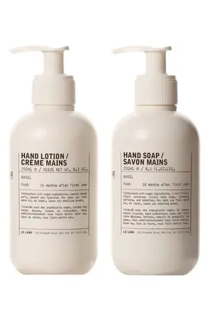Le Labo Basil Hand Lotion & Hand Soap Set