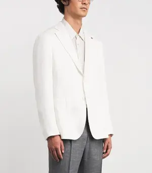 Isaia Linen Capri Blazer