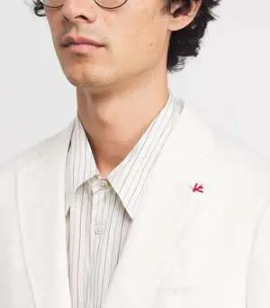 Isaia Linen Capri Blazer