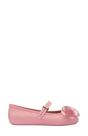 Melissa Soft Ballerina Petals Mary Jane Flat - Pink