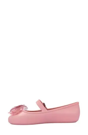 Melissa Soft Ballerina Petals Mary Jane Flat - Pink