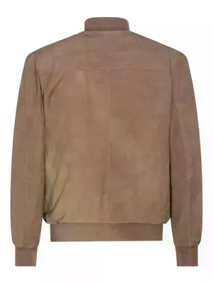Canali Zip-up Suede Jacket