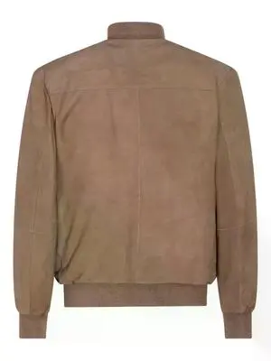Canali Zip-up Suede Jacket