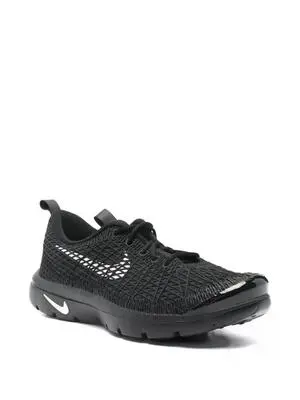 Comme Des Garçons Mesh Low-top Sneakers - Black