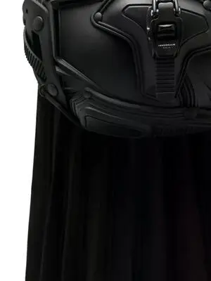 INNERRAUM Draped-detail Plissé-effect Shoulder Bag