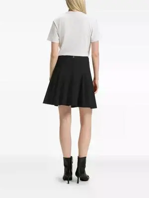 Hugo Pleated A-line Mini Skirt